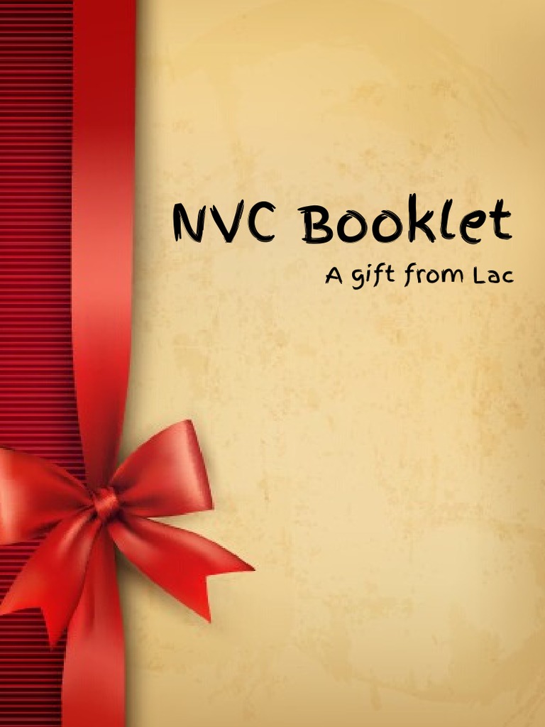 NVC BOOKLET Version 5 - PDF | PDF