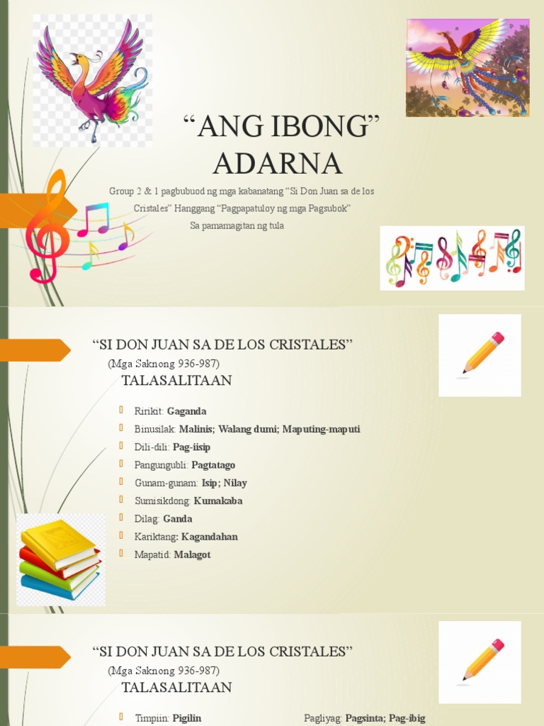 ANG IBONG Adarna PPT g12 | PDF