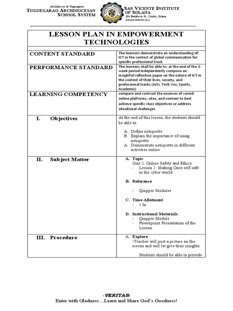 Unit 2 (Lession 2) | PDF | Educational Technology | Learning