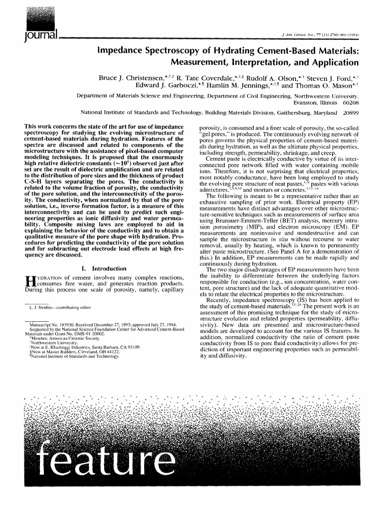 Christensen 1994 | PDF | Porosity | Electrical Resistivity And Conductivity