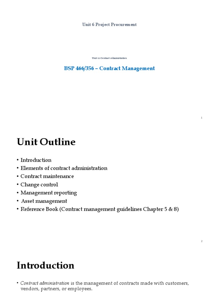 Contract Administration Essentials | PDF | Business | Economies