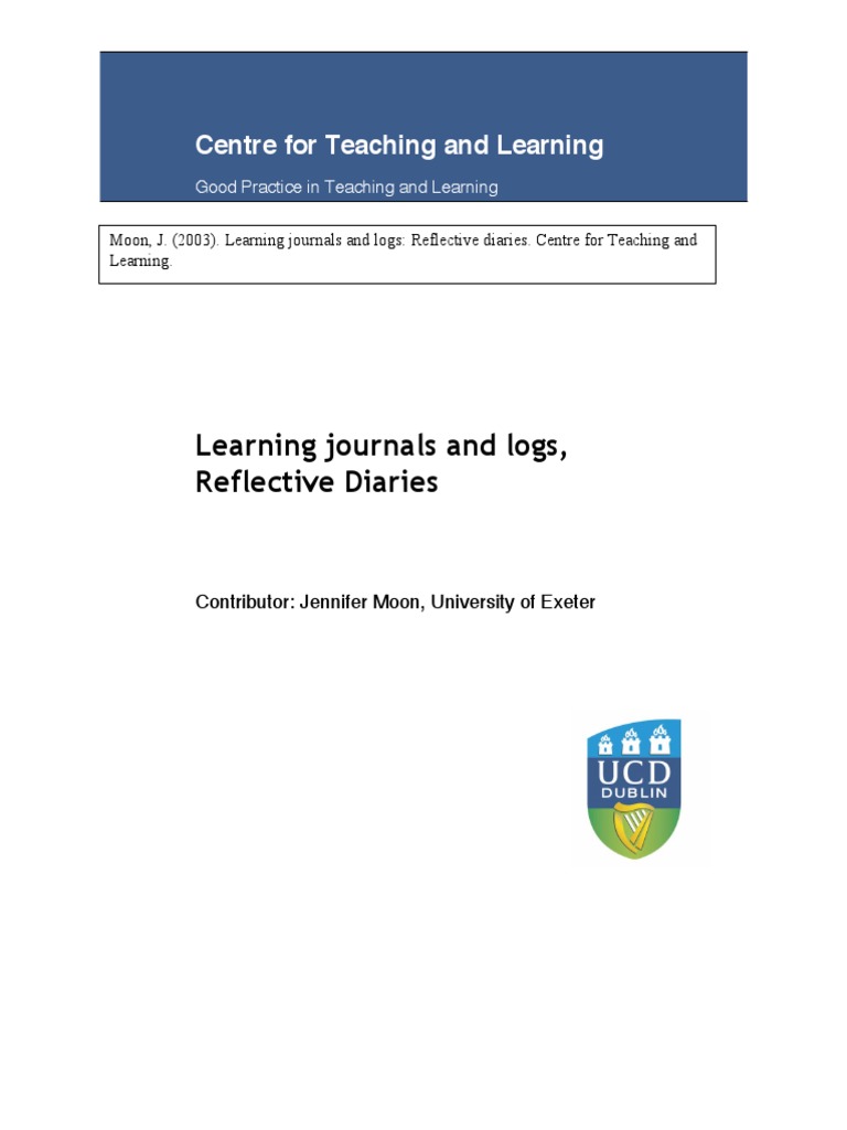 Moon 2003 Learning Journals and Reflective Diaries | PDF | Learning ...