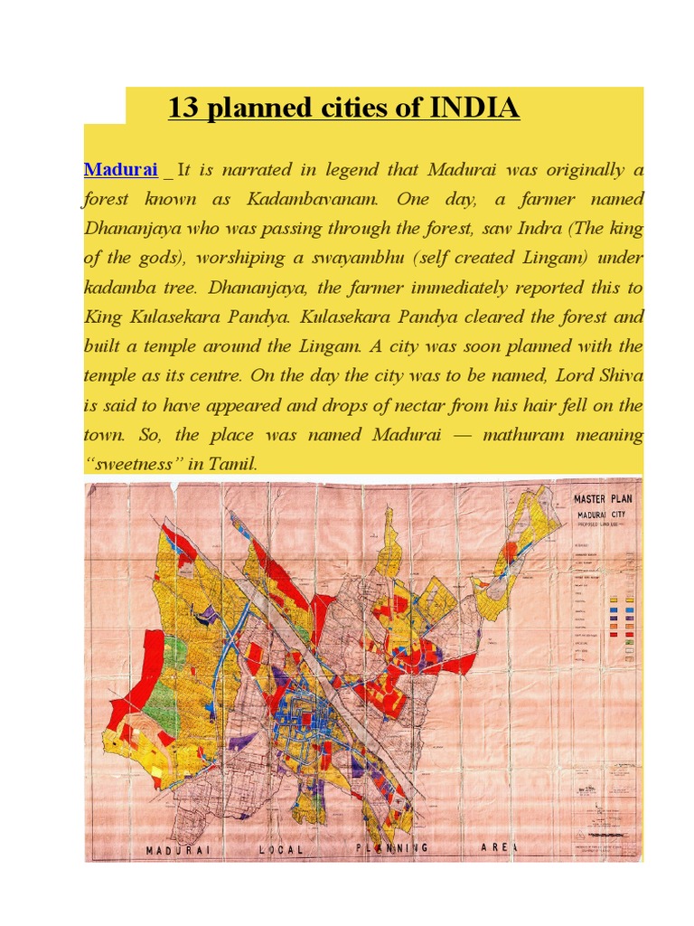 13 Planned Cities of INDIA | PDF