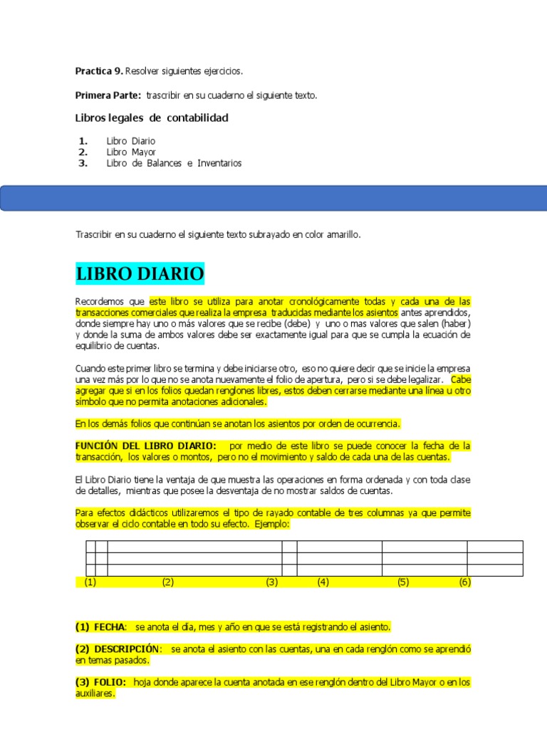 Libro Diario | PDF | Contabilidad | Servicios financieros
