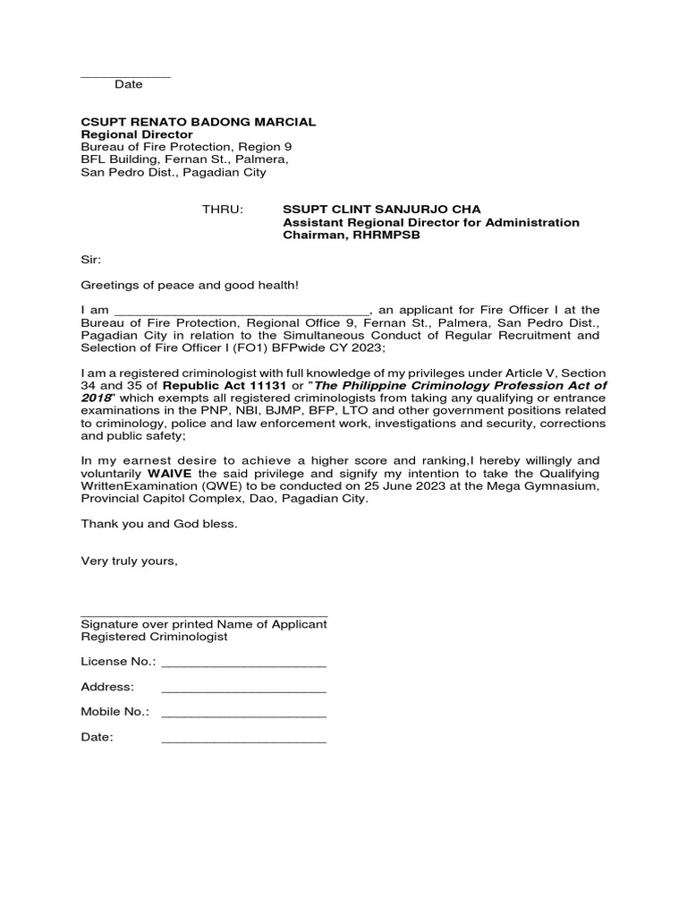 Letter of Intent FO1 | PDF