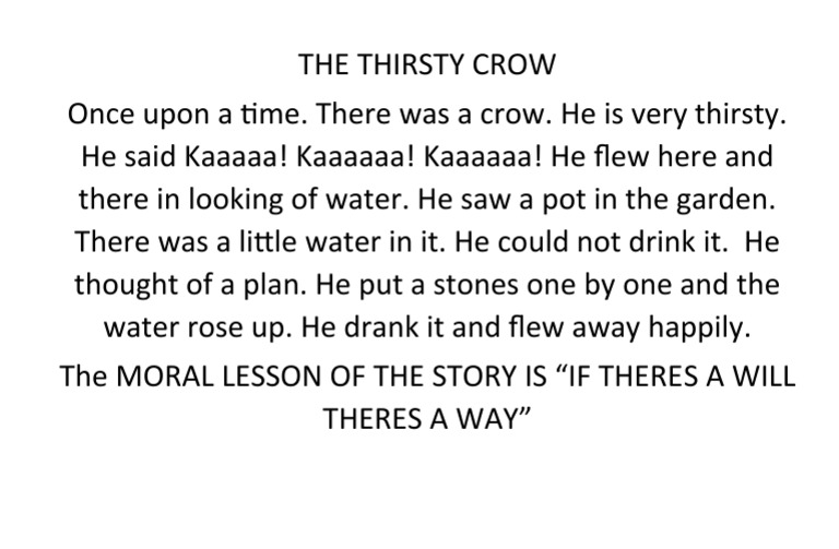 The Thirsty Crow | PDF