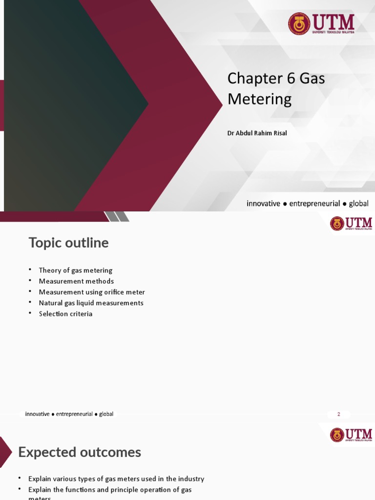 Chapter 6 Gas Metering | PDF | Flow Measurement | Gases