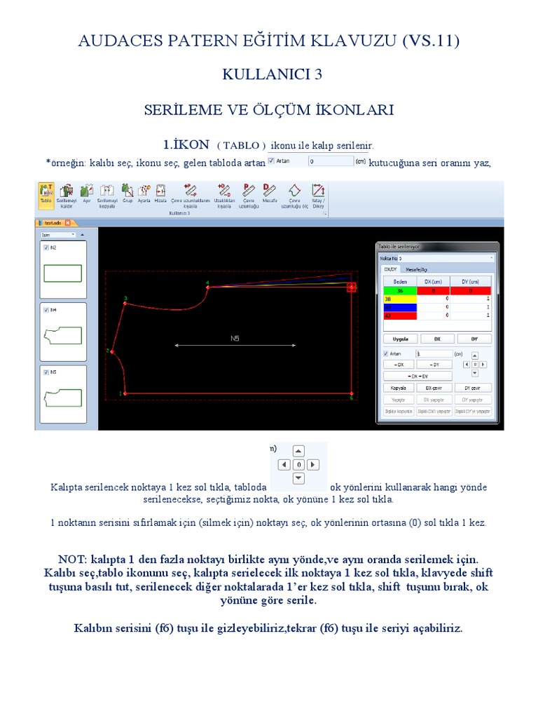 Audaces Pattern Eğitim Kitaplığı 3 | PDF