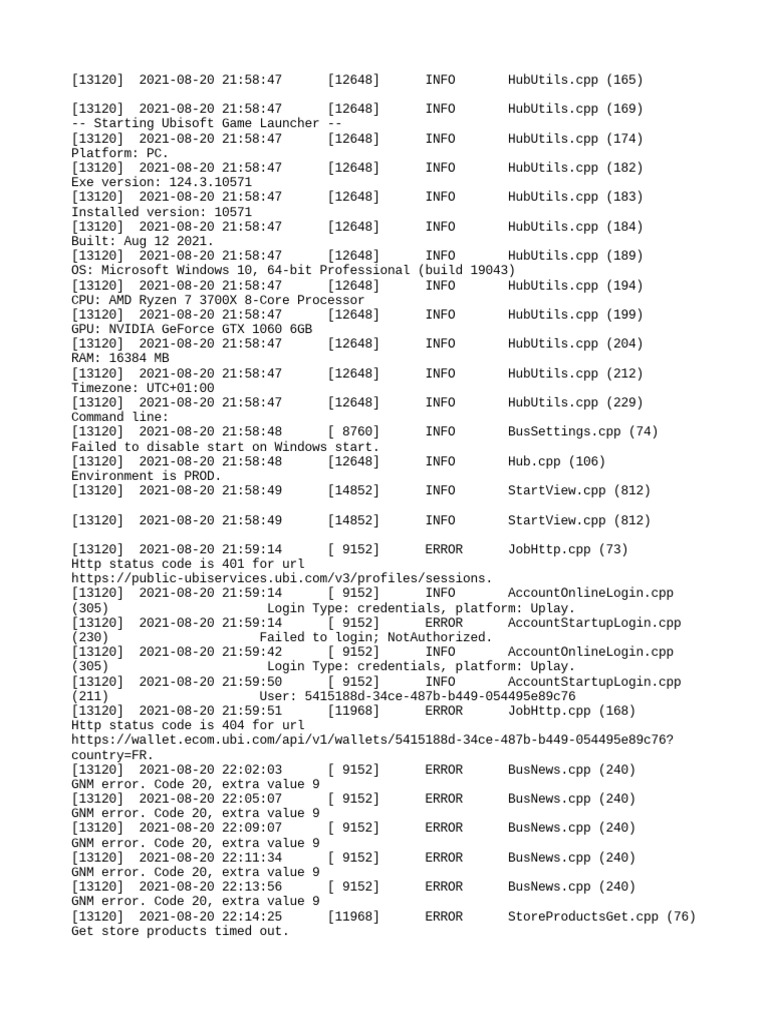 launcher_log | PDF | Graphics Processing Unit | 64 Bit Computing