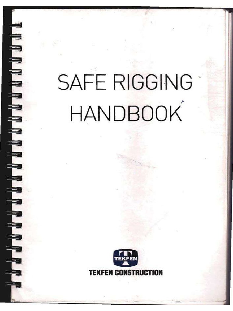 Safe Rigging Handbook | PDF