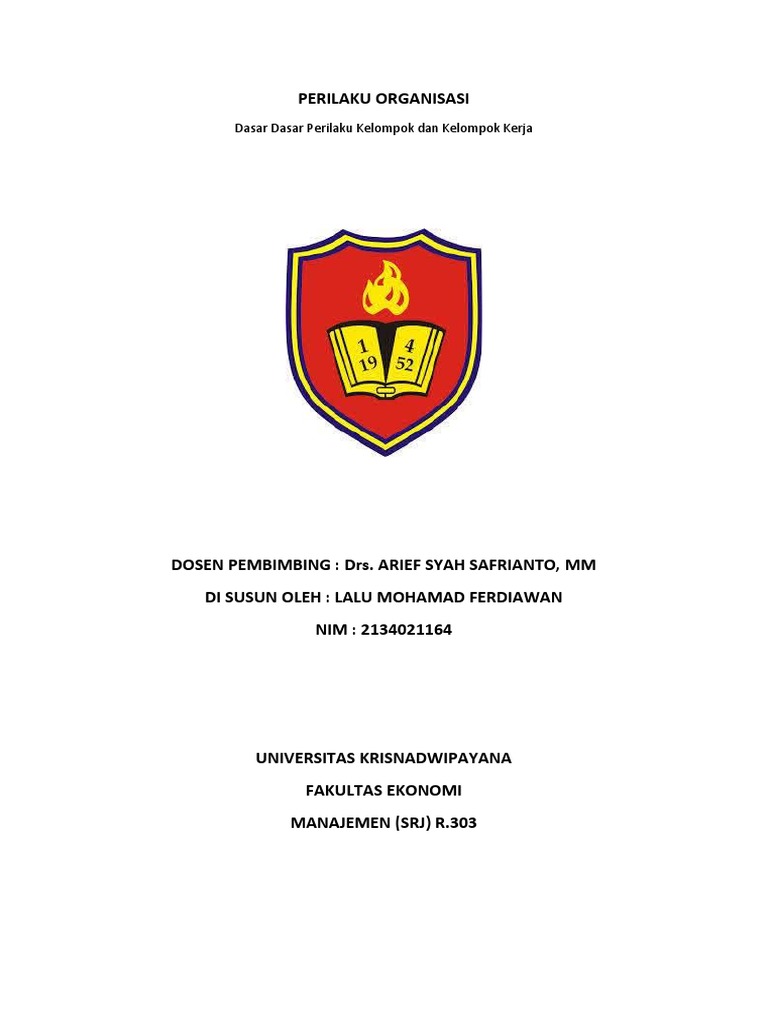 Dasar Perilaku Kelompok dan Norma Sosial | PDF