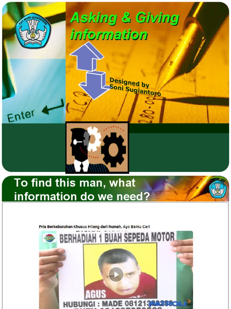 Asking and Giving Information Guide | PDF