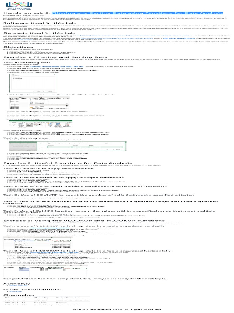 Filtering And Sorting Data Using Functions For Data Analysis Download 1378