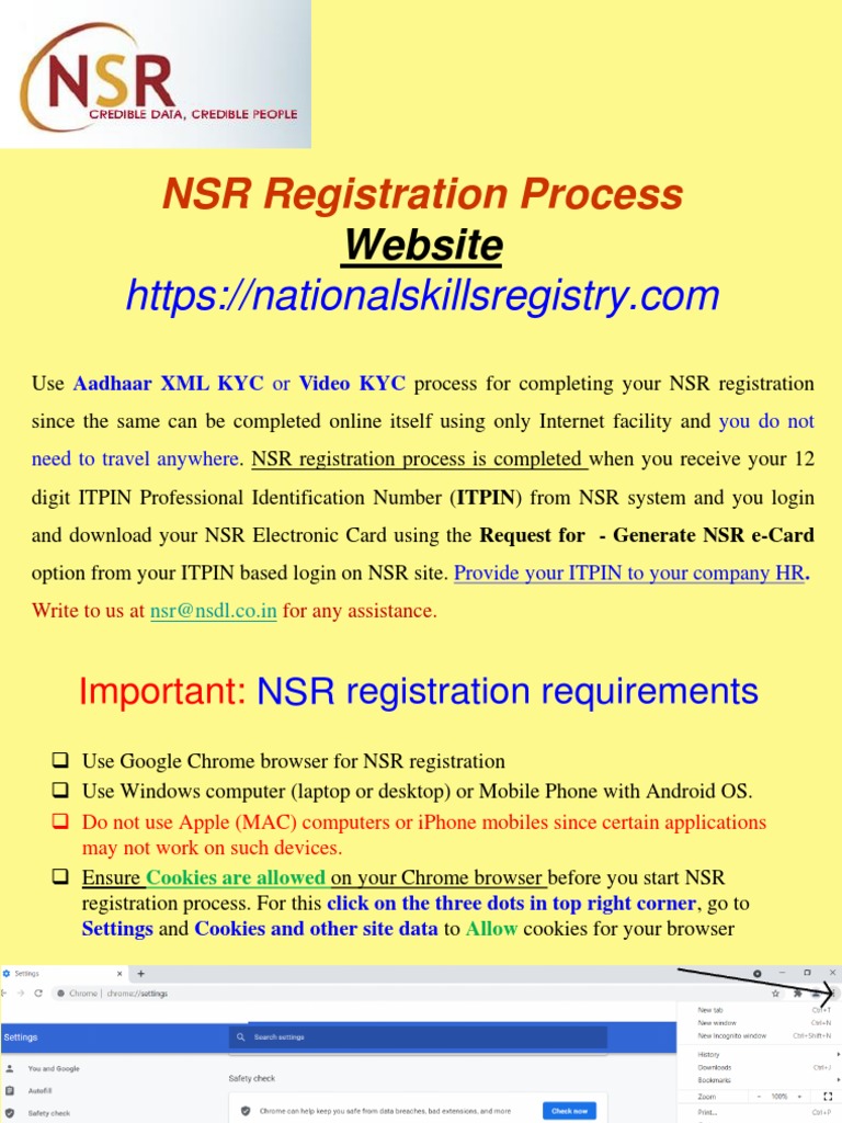 NSR_Registration_process_Demo | PDF | Password | Personal ...