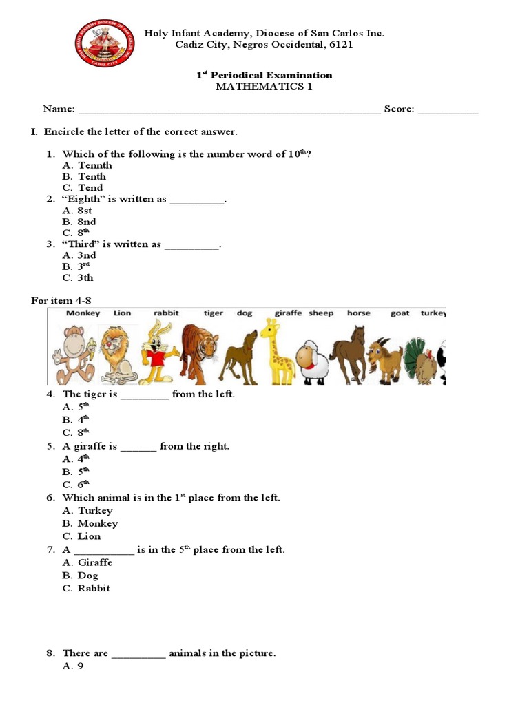 1st Period - Math 1 | Download Free PDF | Mathematics