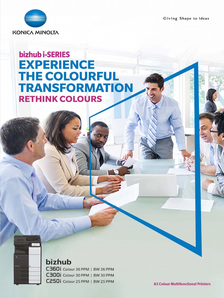 Bizhub C360i Series-Brochure SW | PDF | Fax | Image Scanner