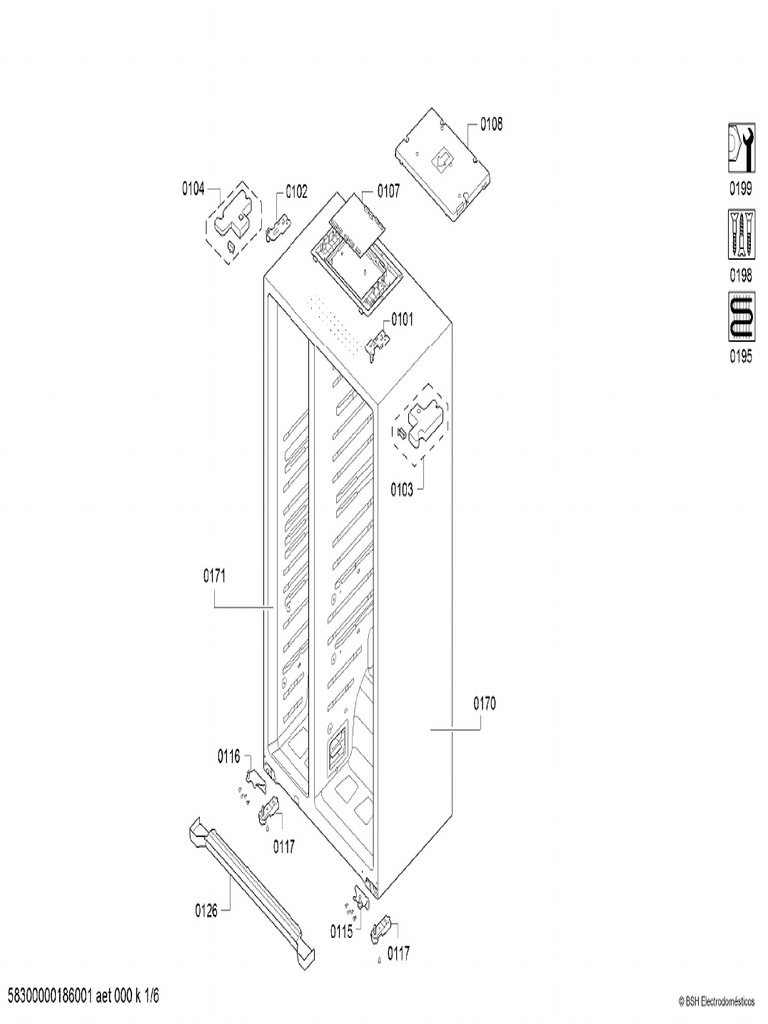 Exploded View | PDF | Electrodoméstico | Ingeniería de Edificación