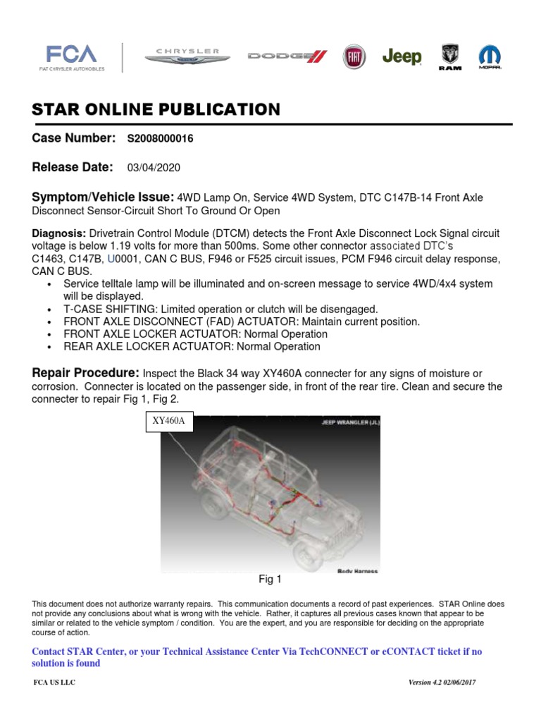 C147B-14 1 | PDF | Four Wheel Drive | Vehicle Technology