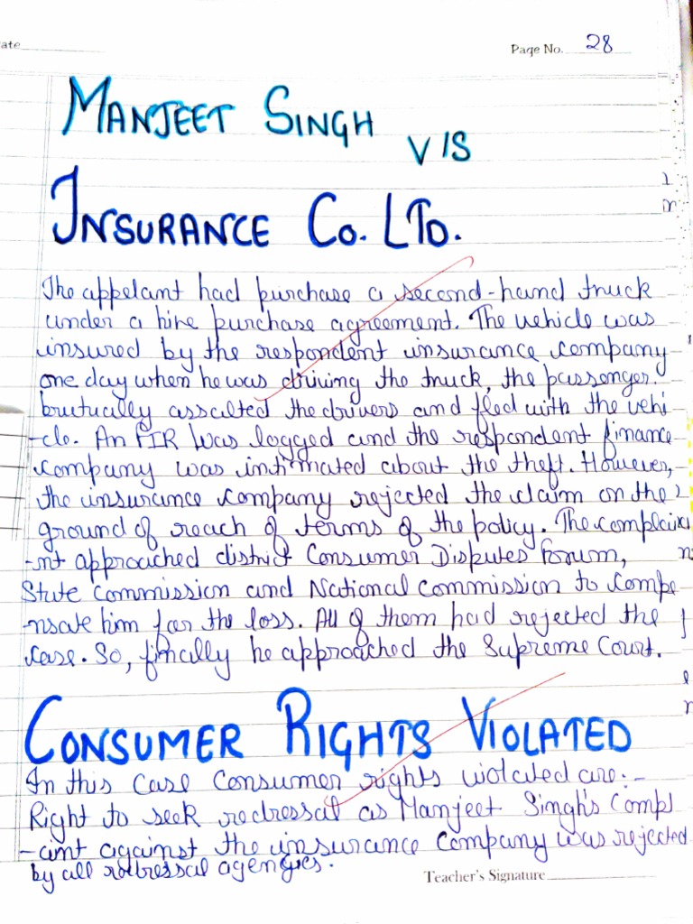 Consumer Rights Case Study Analysis | PDF