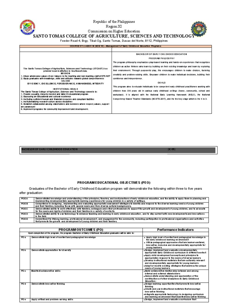 Ece 19 | PDF | Pedagogy | Early Childhood Education