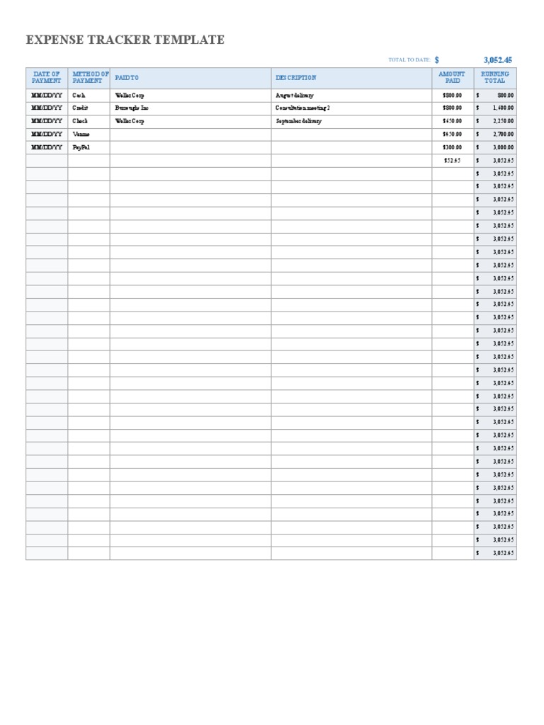 IC Expense Tracker 11656 | PDF