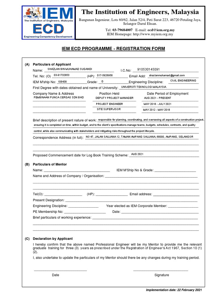 D Internet Myiemorgmy Intranet Assets Doc Alldoc Document 18468 IEM ECD Program Registration | PDF