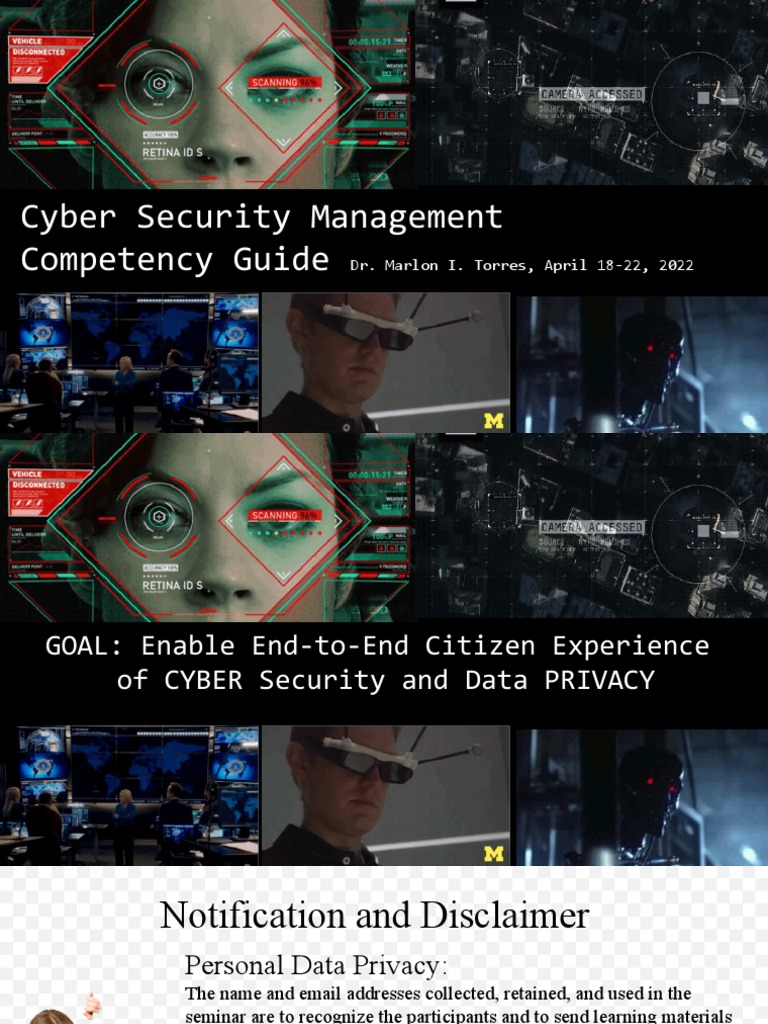 Part 1 Cybersecurity - Competency - Guide - Cyber Security Regulatory Context and and Practice ...
