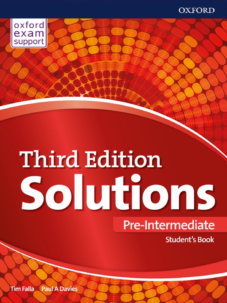Sách Solutions Pre-Intermediate 3ed Student Book | PDF