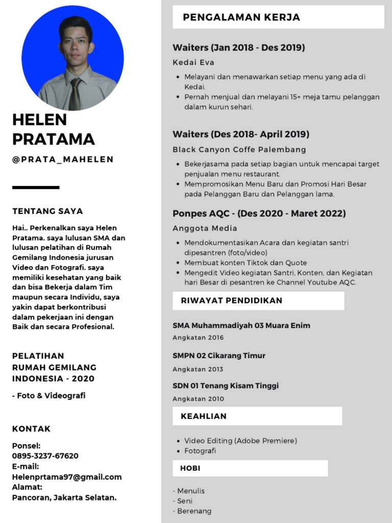 Helen Pratama CV | PDF