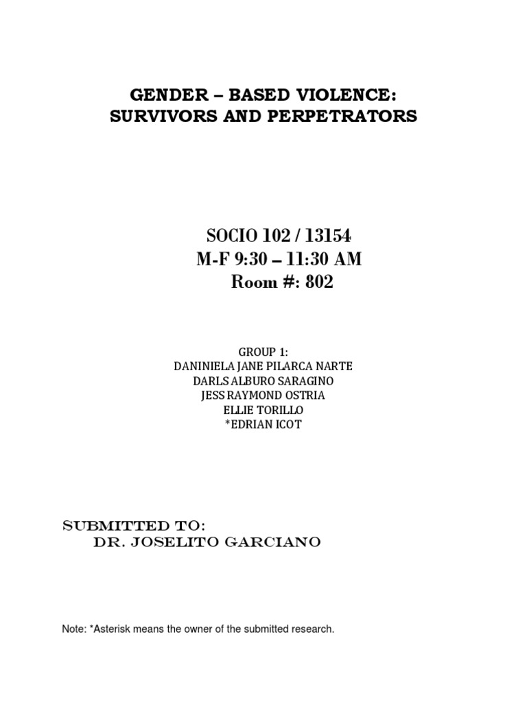 SOCIO-102-GENDER-AND-SOCIETY (1) | PDF