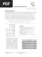 Snellgrove Maze Test | PDF | Executive Functions | Psychological Concepts