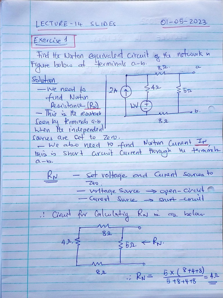 Lecture 14 Solution | PDF Lecture 14 Solution | PDF
