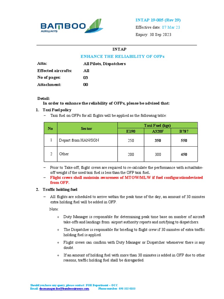 INTAP 19-005 (Rev 29) - The Reliability of OFPs - 07MAR23 | Download ...