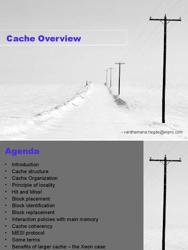 Cache Overview | PDF Cache Overview | PDF