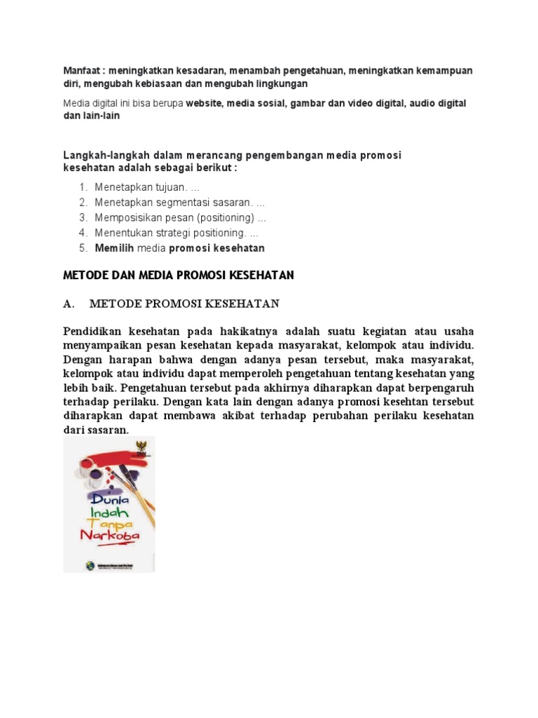 Metode Promkes | PDF