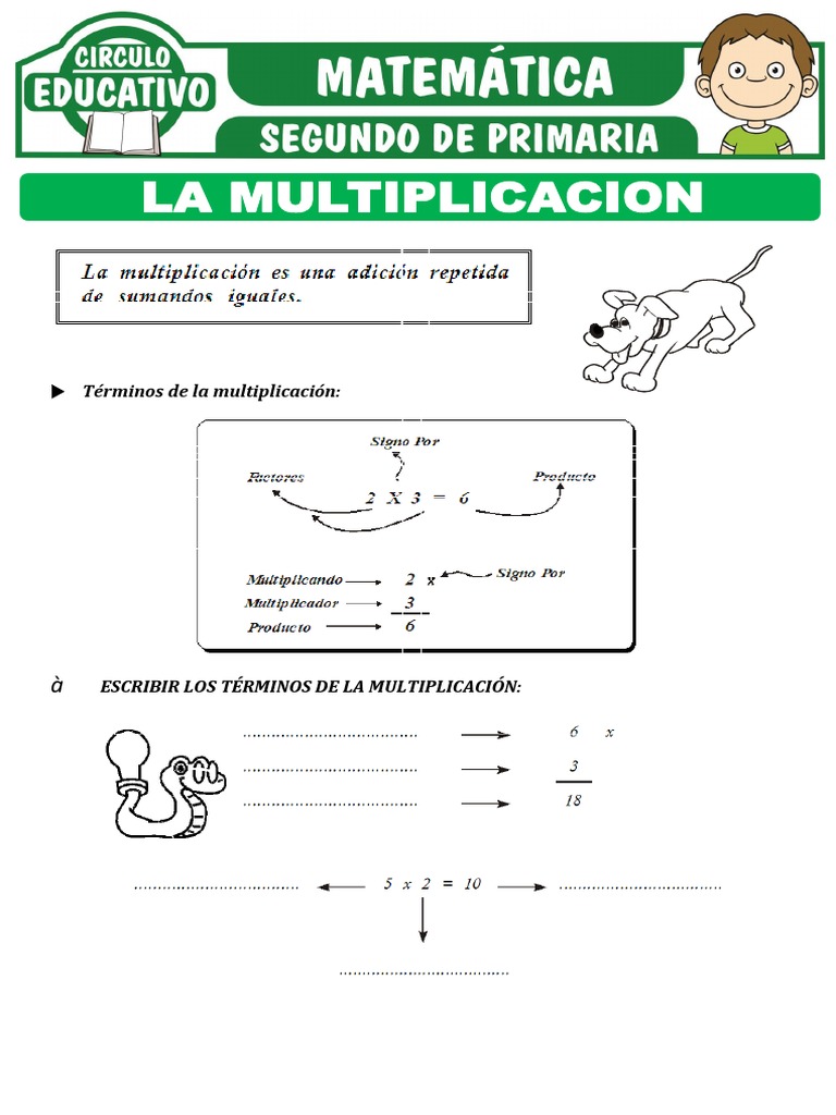 Ejercicios de Multiplicación Básica | PDF | Aritmética | Matemática ...