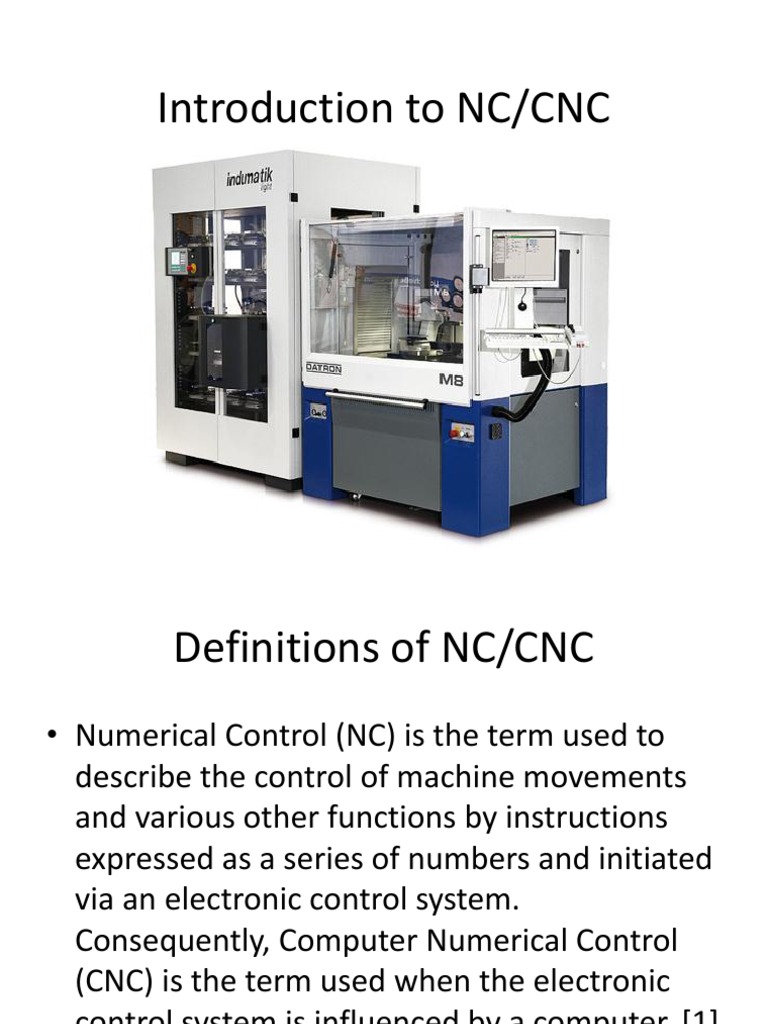 Introduction To NC2 | PDF | Numerical Control | Machine Tool