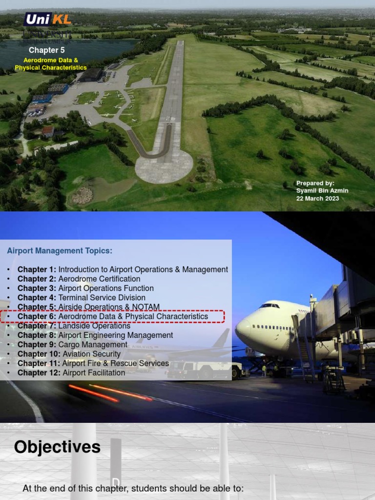 Week 6 - Chapter 5 Aerodrome Data & Physical Characteristics | PDF ...