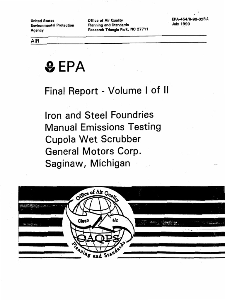 Method 29 Sample Report | PDF | Exhaust Gas | Air Pollution