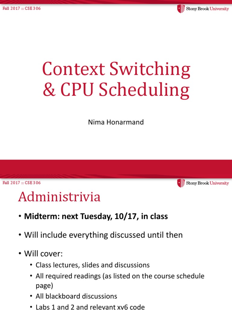09 Sched Pdf Scheduling Computing Thread Computing 