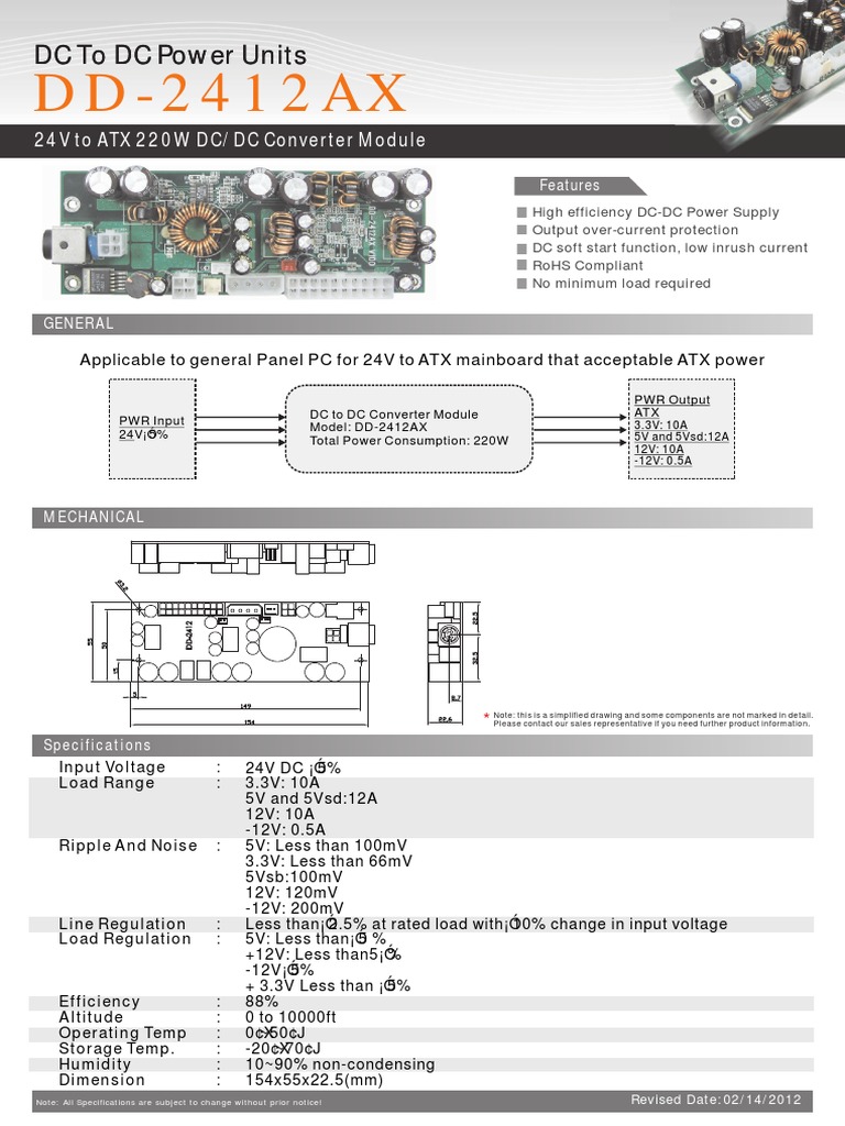 DD 2412ax | PDF | Computer Engineering | Electronics