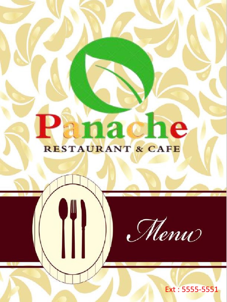 Panache Menu | PDF | Sushi | Hamburgers