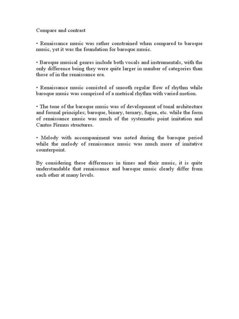 Compare and Contrast | PDF