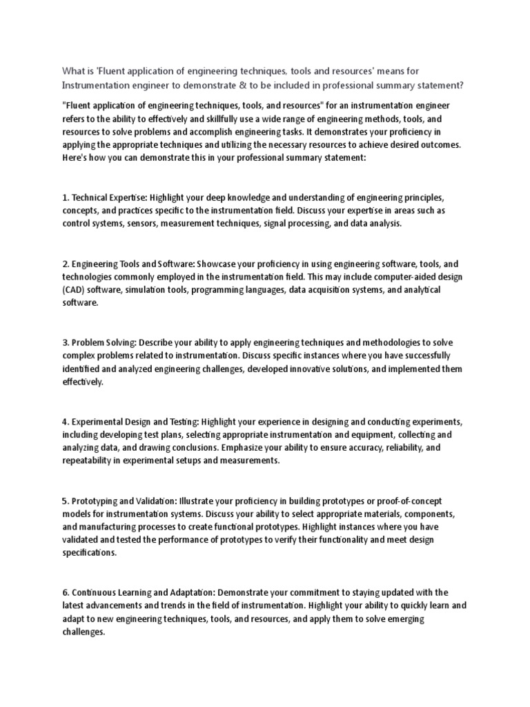 Fluent Application of Engineering Techniqu | PDF | Engineering | Expert