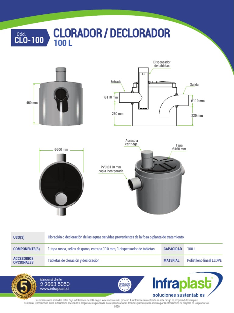 Infraplast-FT_CLO_100_Clorador_Declorador_100L-150420 | PDF