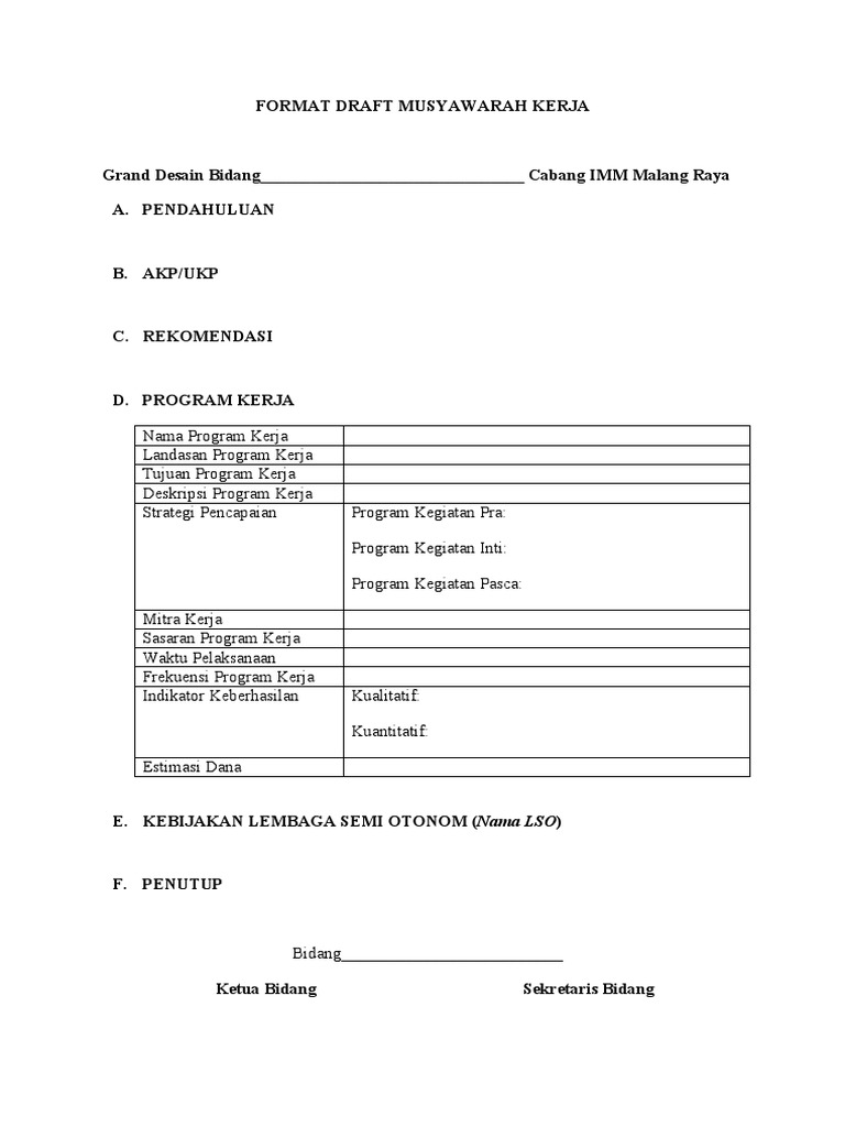 Format Proker PC Imm 23-24 | PDF