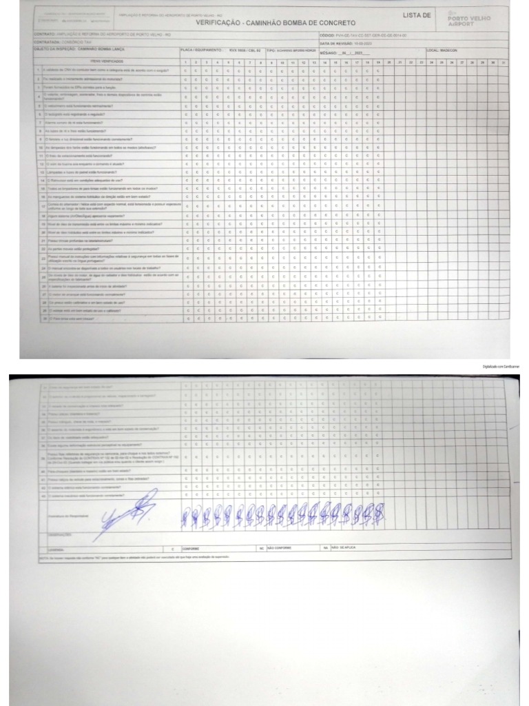check list CBL 02 | PDF