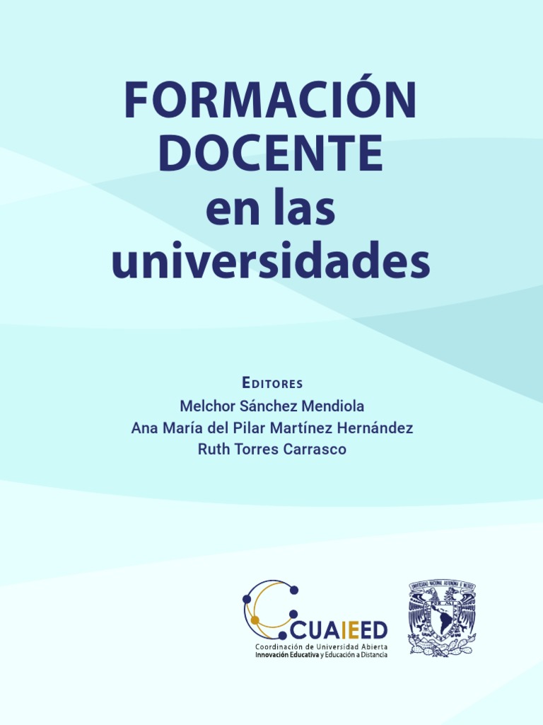 Ebook PDF Formacion Docente en Las Universidades | PDF | Maestros | Enseñando