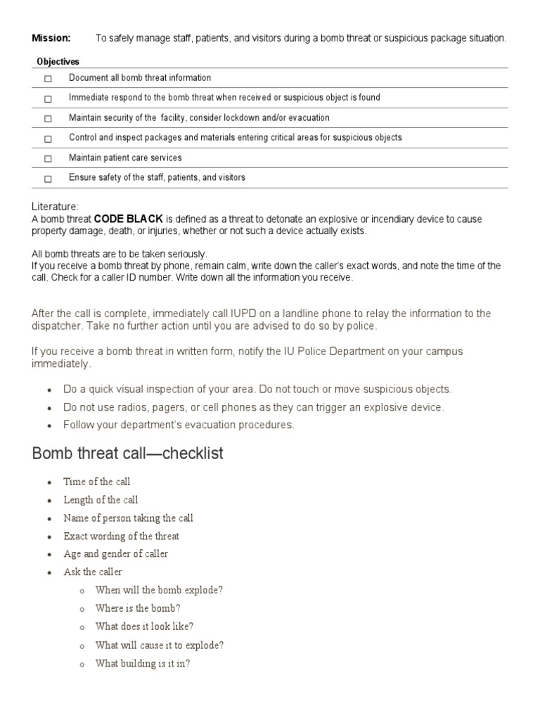 Code Black | Download Free PDF | Bomb | Patient