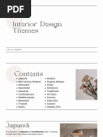 Interior Design Styles | PDF | Interior Design | Furniture